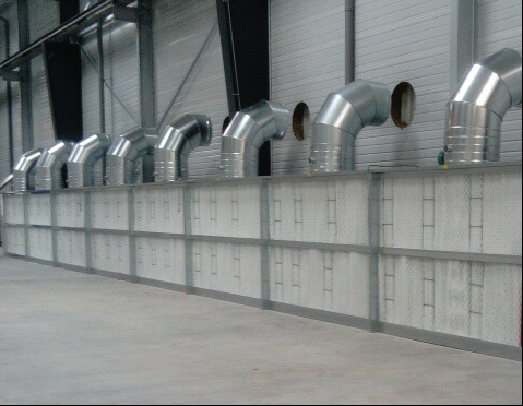 Métalpac Cabine de peinture, Mur filtrant Aspirant peinture, Chauffage